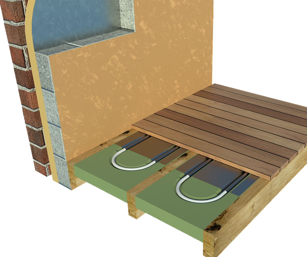 Hydro Chip-Deck system is made up from 22mm chipboard...